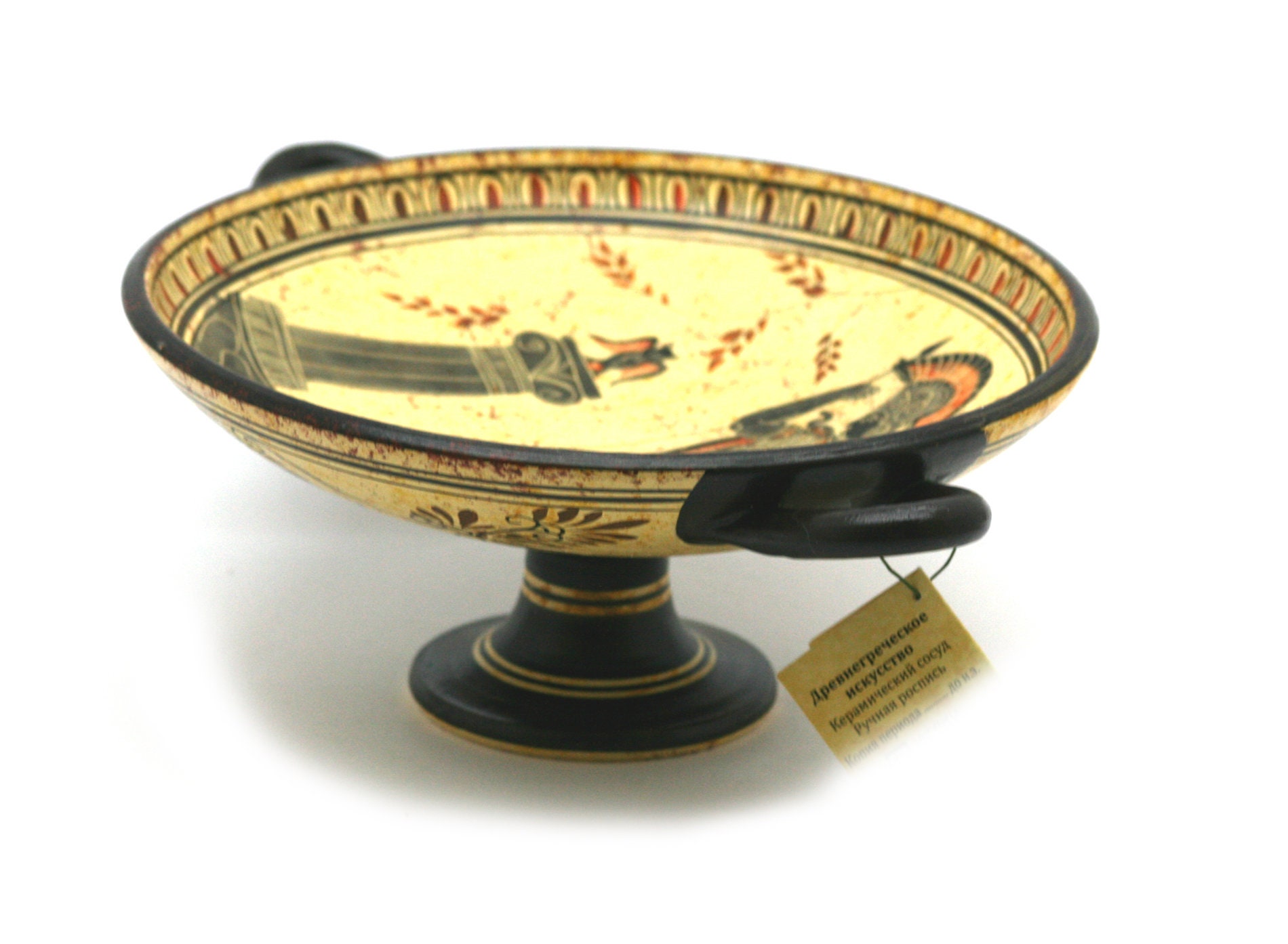 Wine Cup Pottery Kylix Ancient Greek Pottery Painting Goddess - Etsy ...