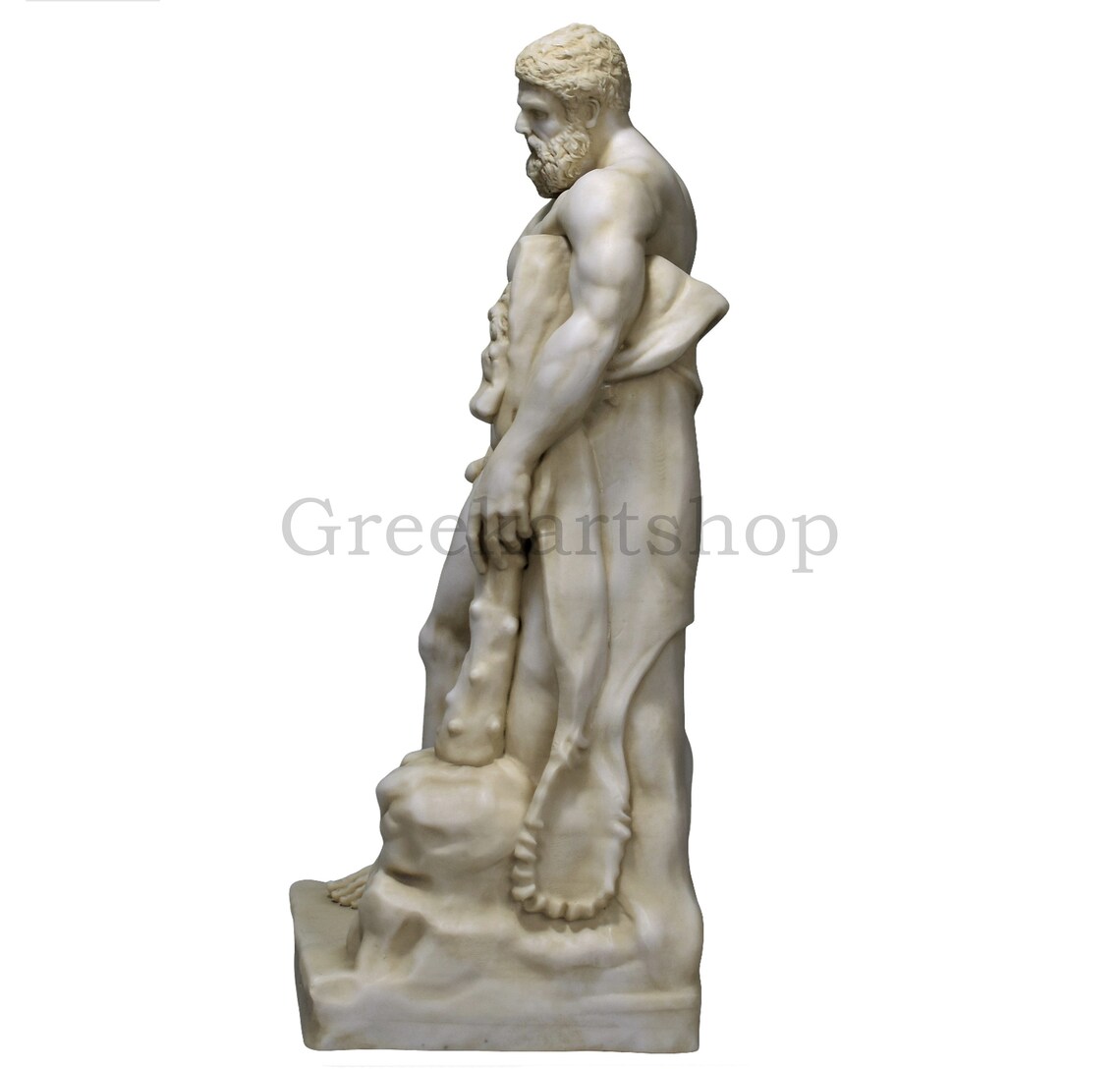 Farnese Hercules Heracles Greek Cast Marble Sculpture Statue | Etsy