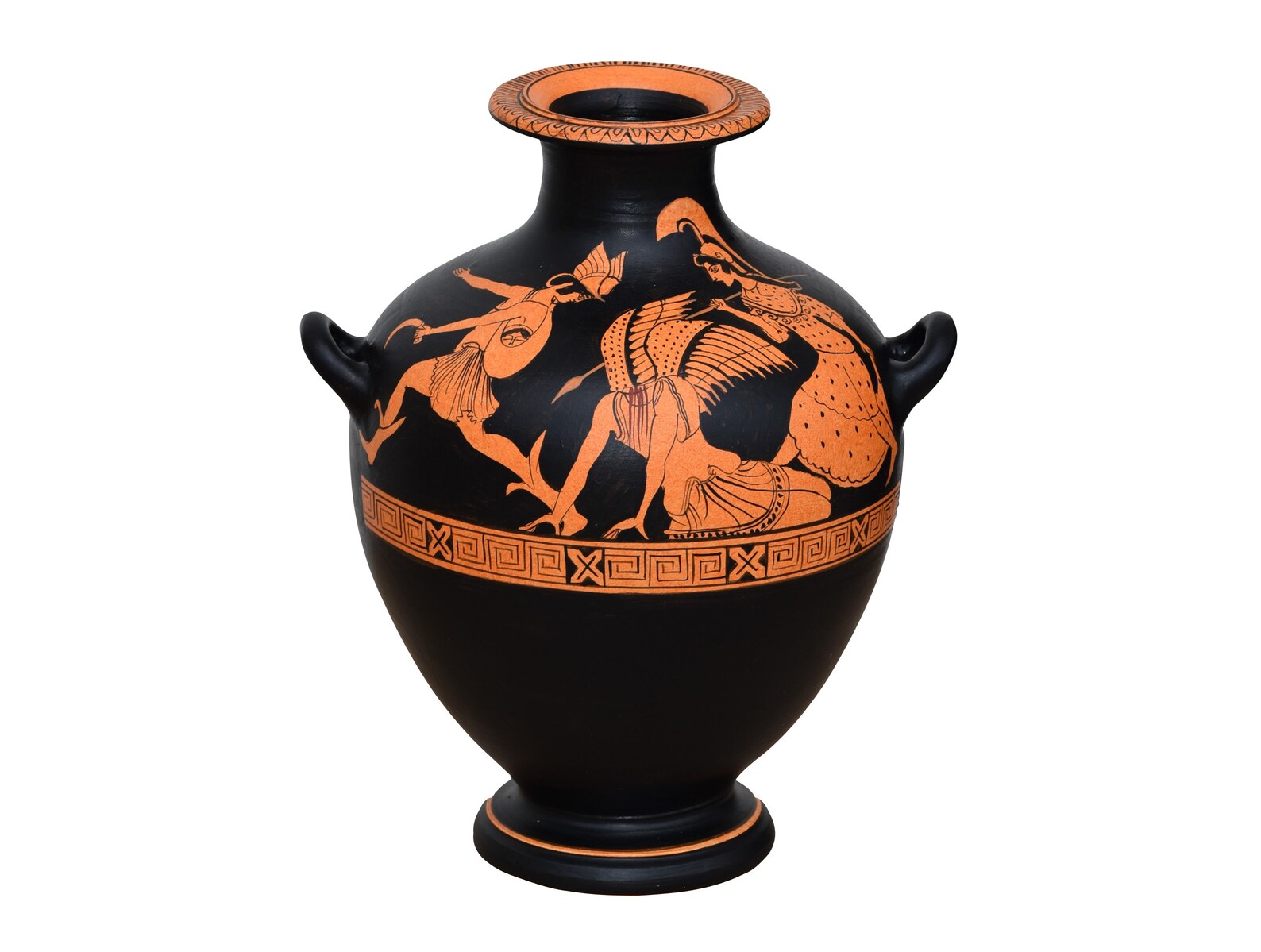 Perseus With Medusa's Head Hydria Vase Athena Ancient - Etsy