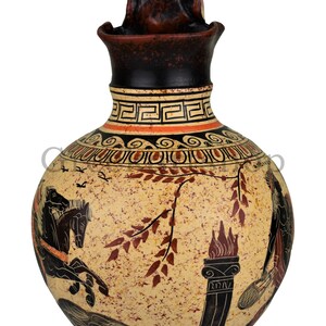 Phaethon Chariot of the Helius Sun Vase Ancient Greek Pottery Ceramic ...
