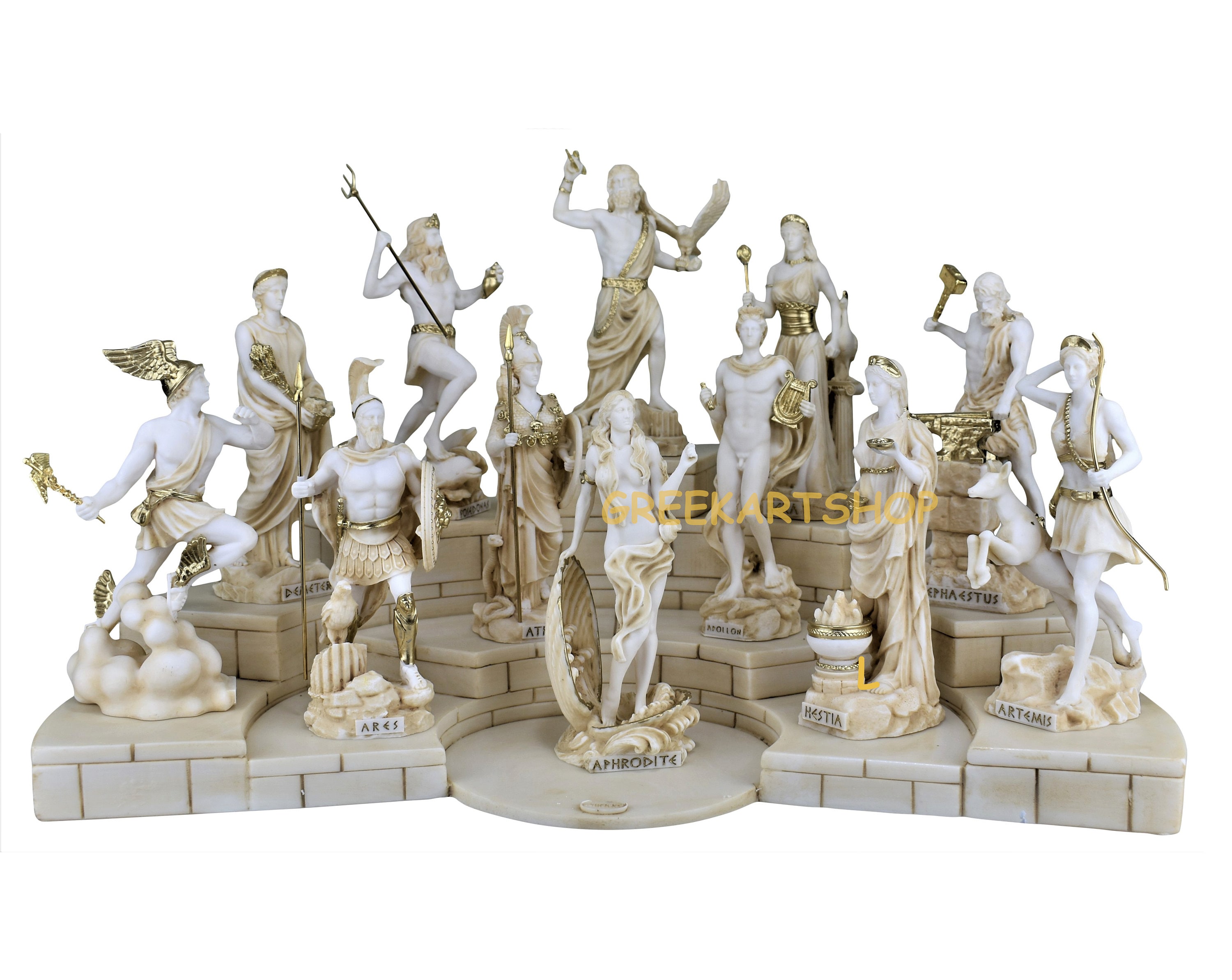 Greek Gods And Goddesses Statues
