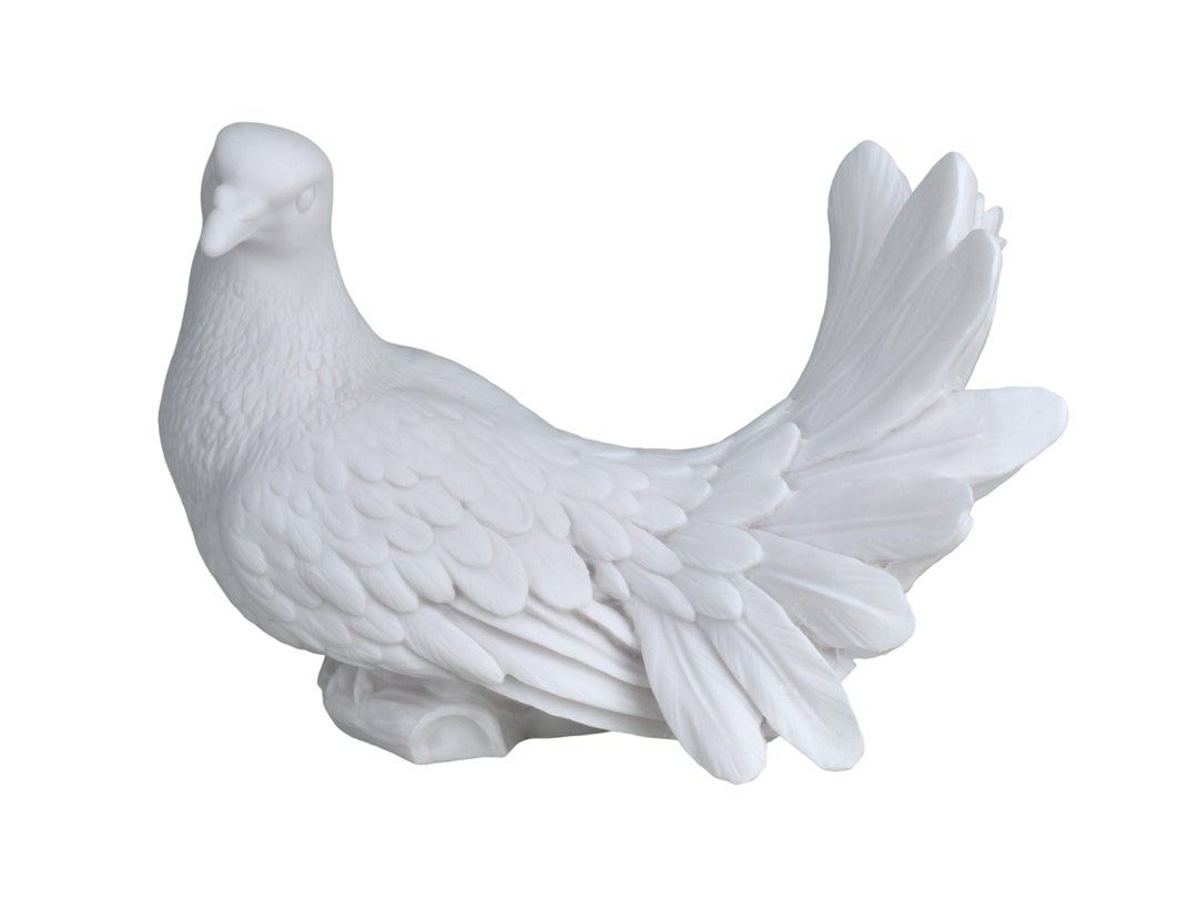 Pigeon Bird Symbol of Peace Statue Sculpture Decor - Etsy