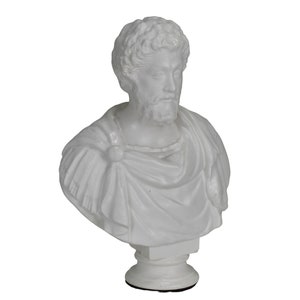 Marcus Aurelius Roman Emperor Stoic Philosopher Bust Head Portrait ...