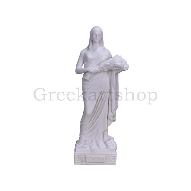 Demeter Ceres Harvest Fertility Goddess Greek Roman Statue - Etsy