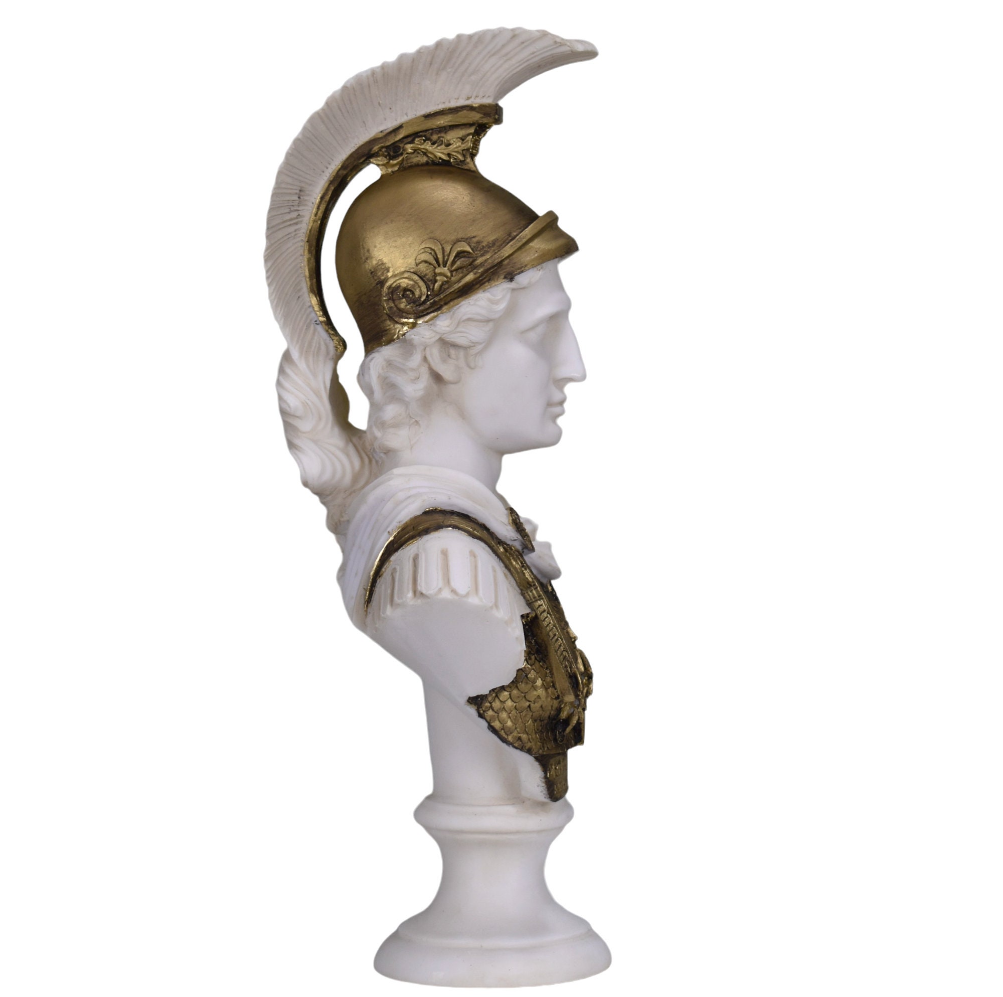 ALEXANDER the GREAT King With Helmet and Armor Head Bust Greek - Etsy