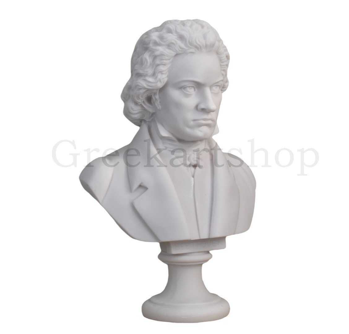 Beethoven Head Bust Composer Pianist Classic Music Sculpture - Etsy