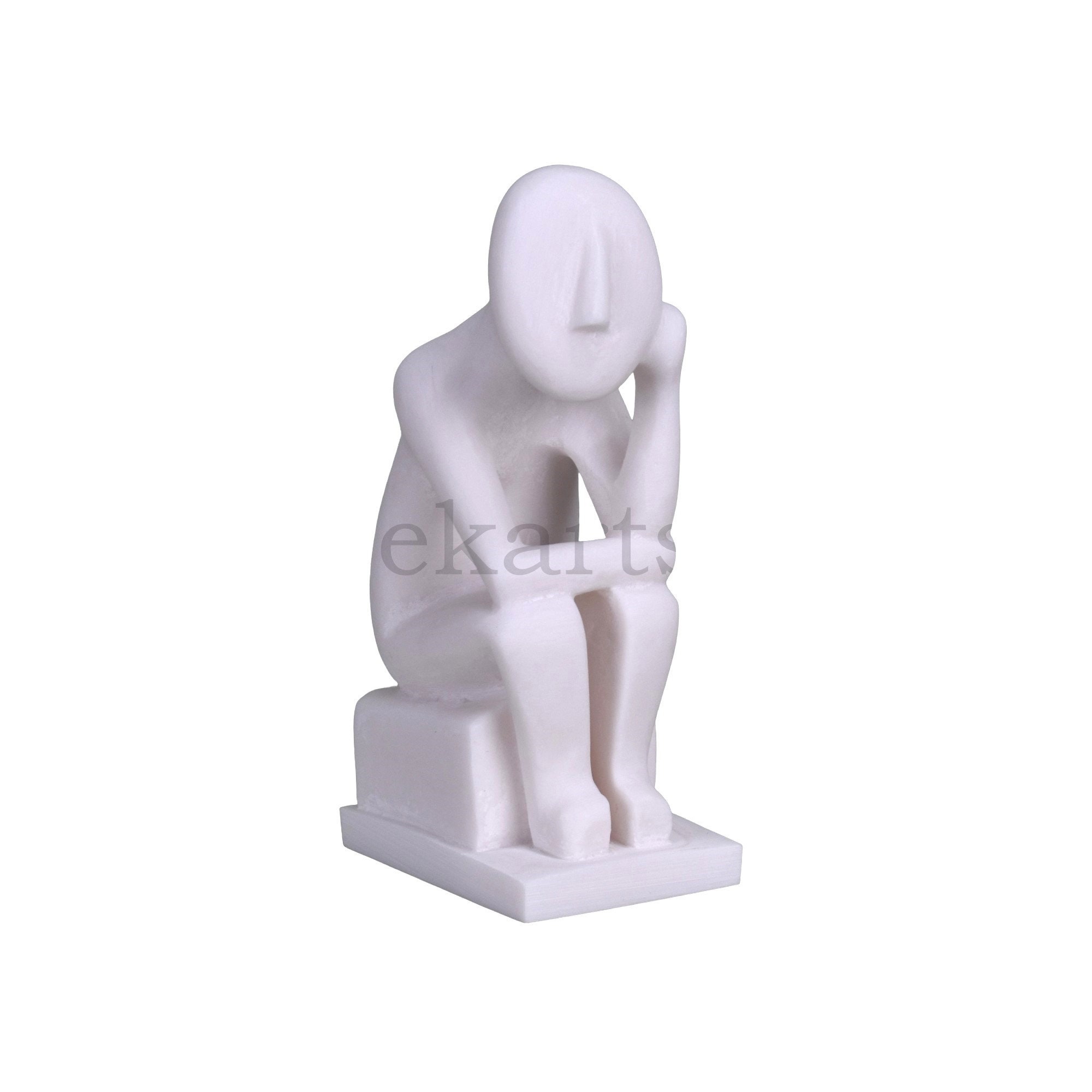 THINKER Cycladic Greek Art Figurine Idol Modern Statue - Etsy Canada