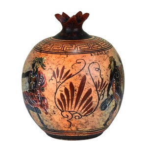 Ceramic Pomegranate Ancient Greek Pottery Apollo and Aphrodite Symbol ...