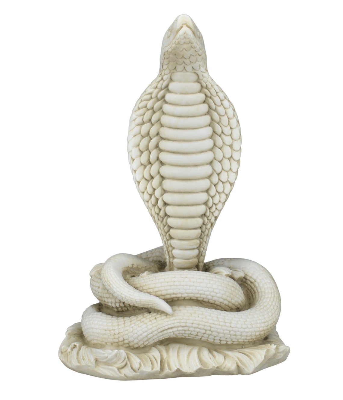 King Cobra Snake Serpent Statue Sculpture Cast Marble Gold - Etsy