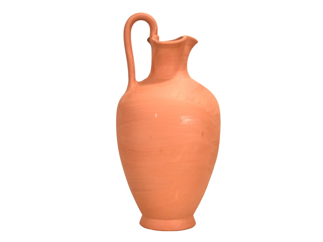 Oinochoe Wine Jug Vase Ancient Greek Pottery Ceramic Terracotta ...