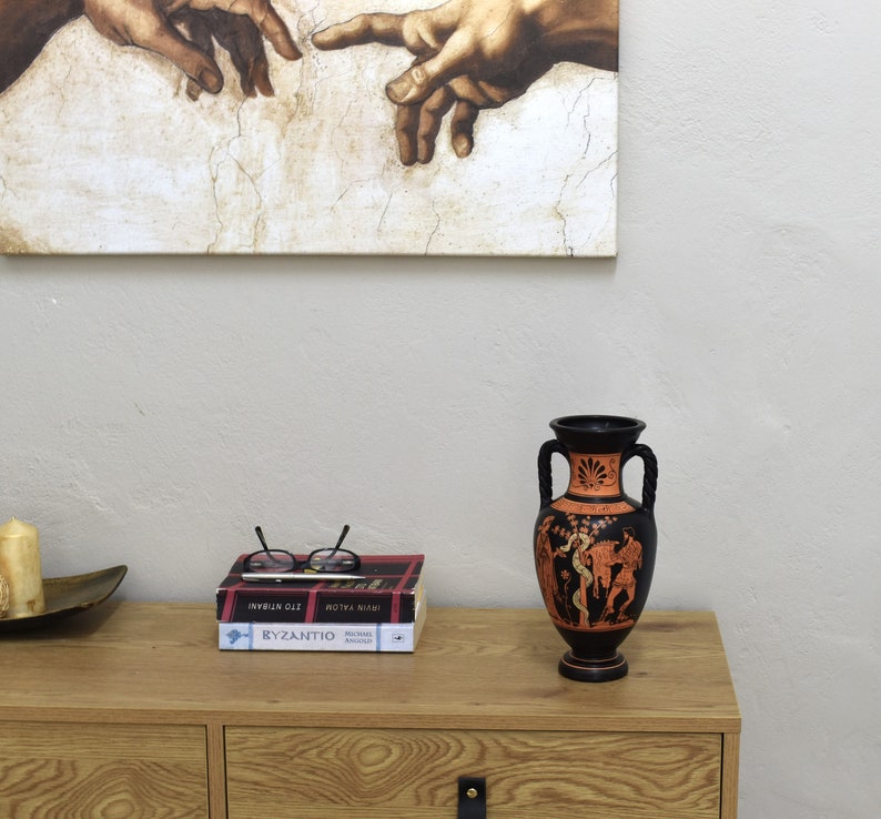 Jason Medea and the Golden Fleece Ceramic Vase Pot Pottery Greek ...