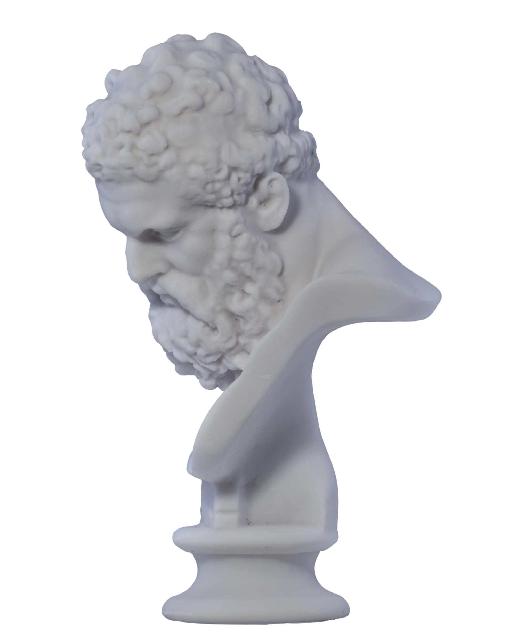 Farnese Hercules Bust Head Greek Statue Sculpture Cast Marble - Etsy