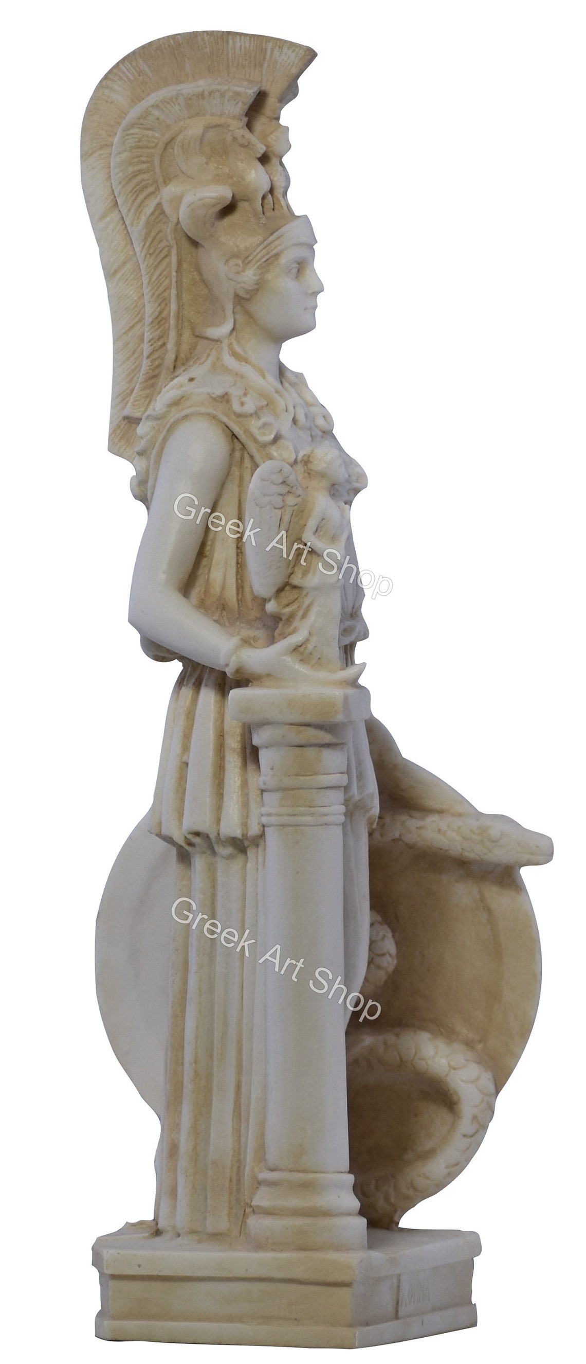 Athena Parthenos Greek Goddess Parthenon Sculpture Statue Cast - Etsy