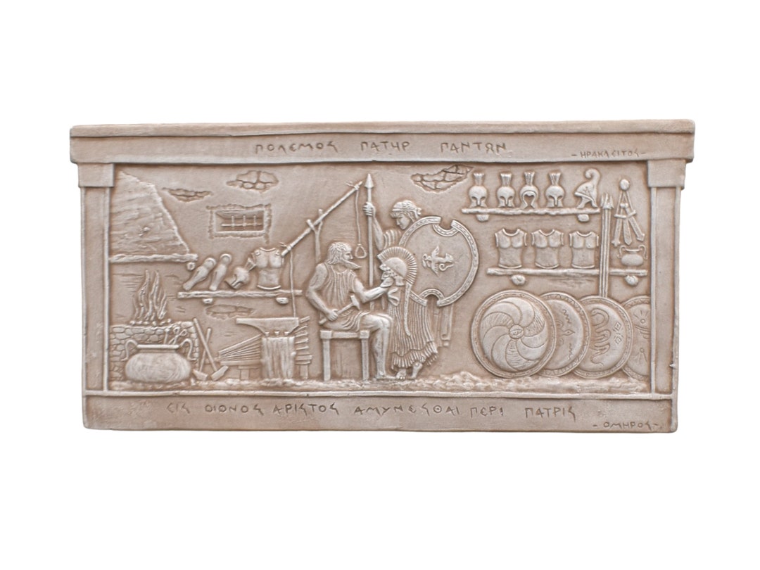 Hephaestus and Thetis Small Bas Relief Plaque Ancient Greek Mythology ...