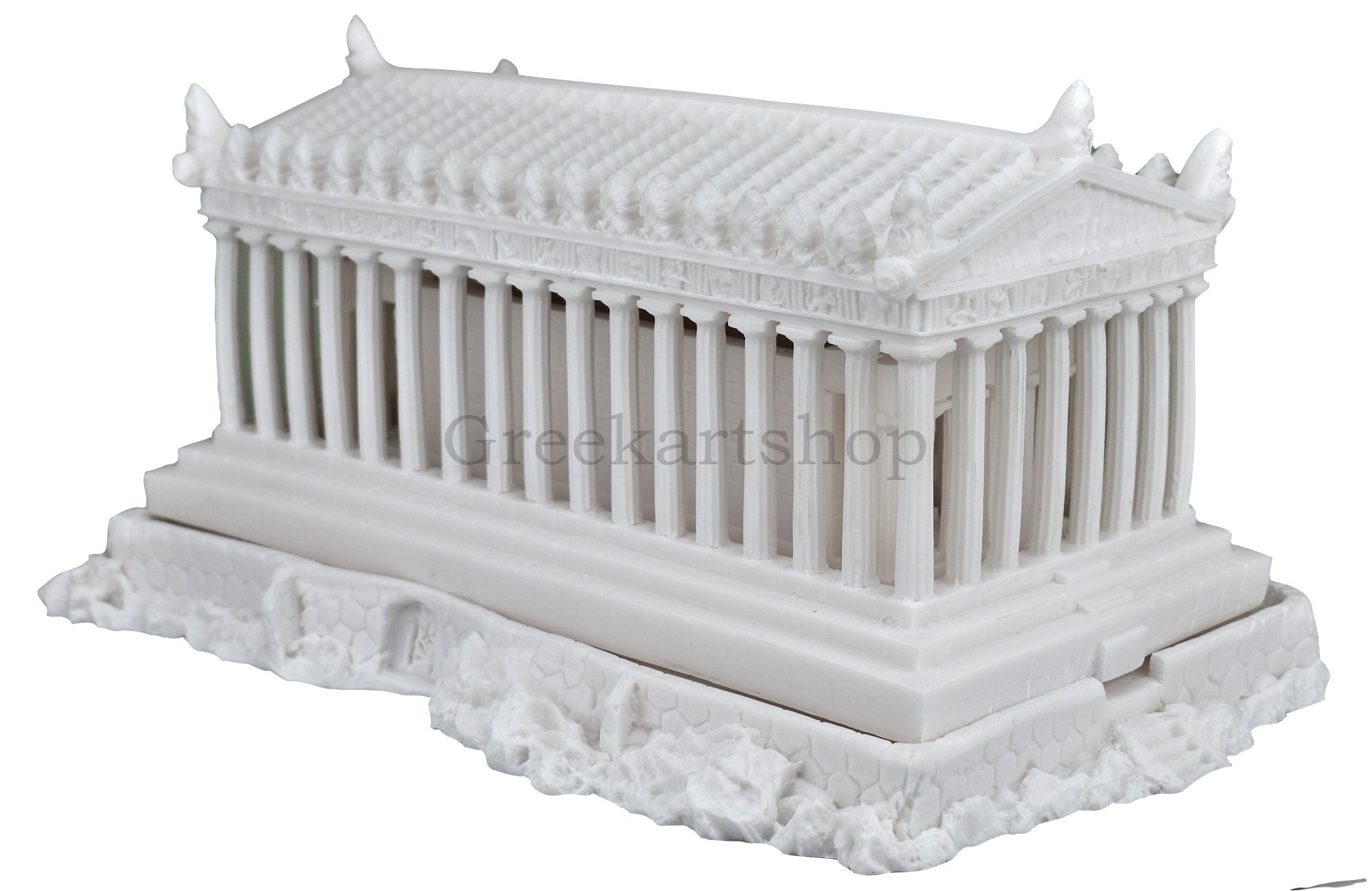 Parthenon Acropolis Athens Athena Temple Greek Cast Marble Sculpture ...