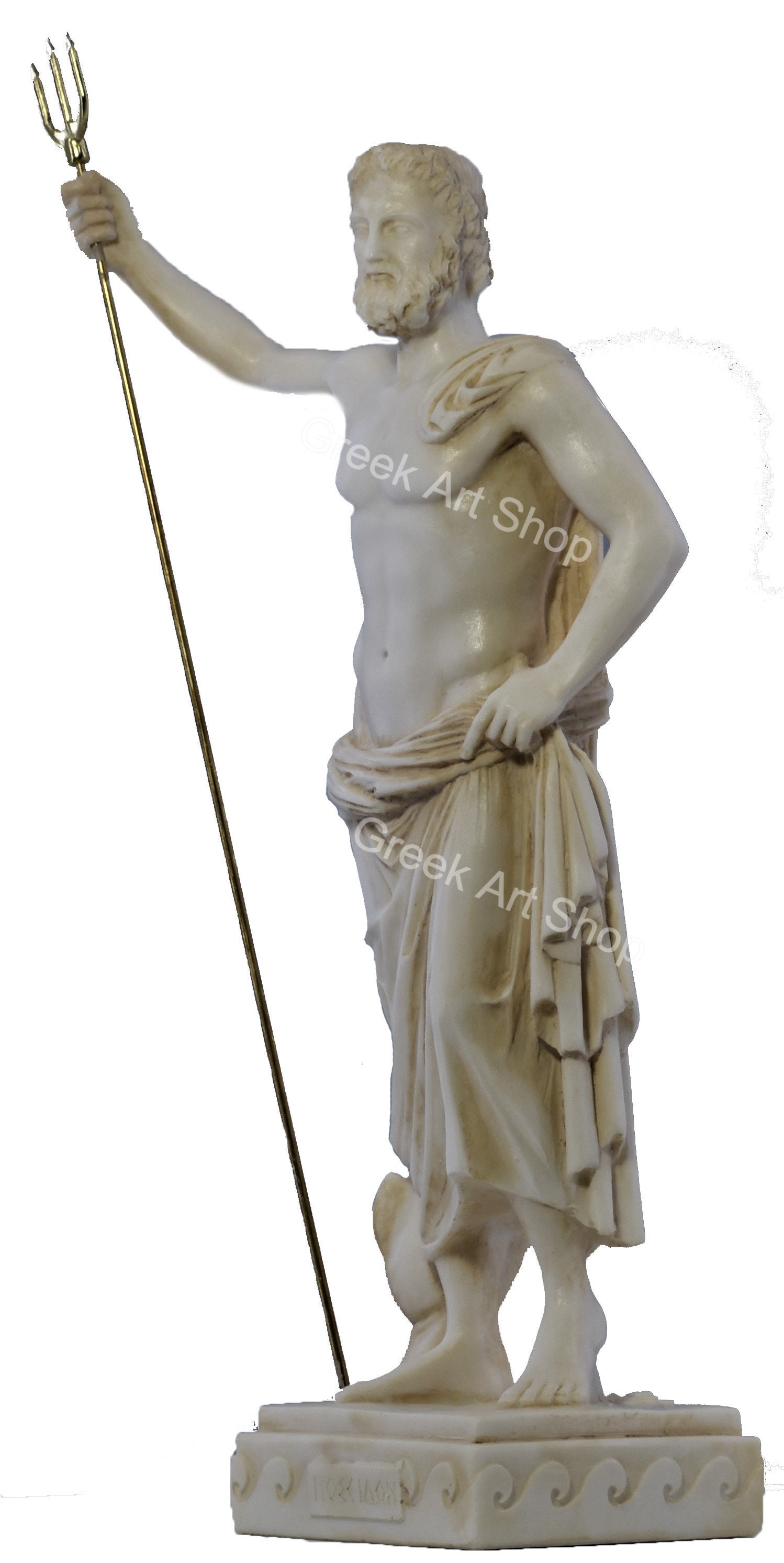 Poseidon of Melos Ancient Greek Roman Sculpture Statue Museum | Etsy UK
