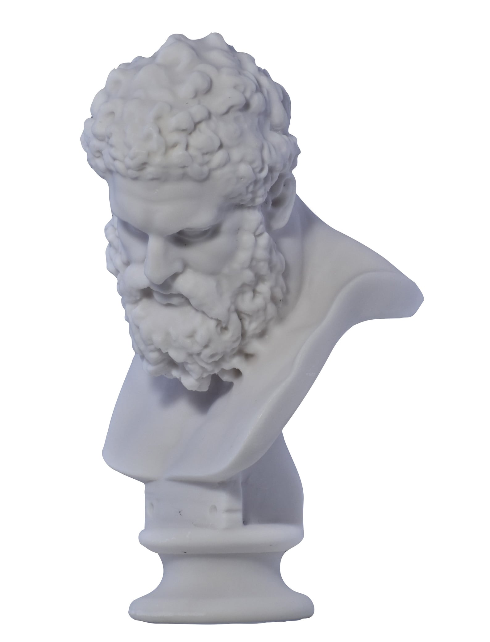 Farnese Hercules Bust Head Greek Statue Sculpture Cast Marble - Etsy ...