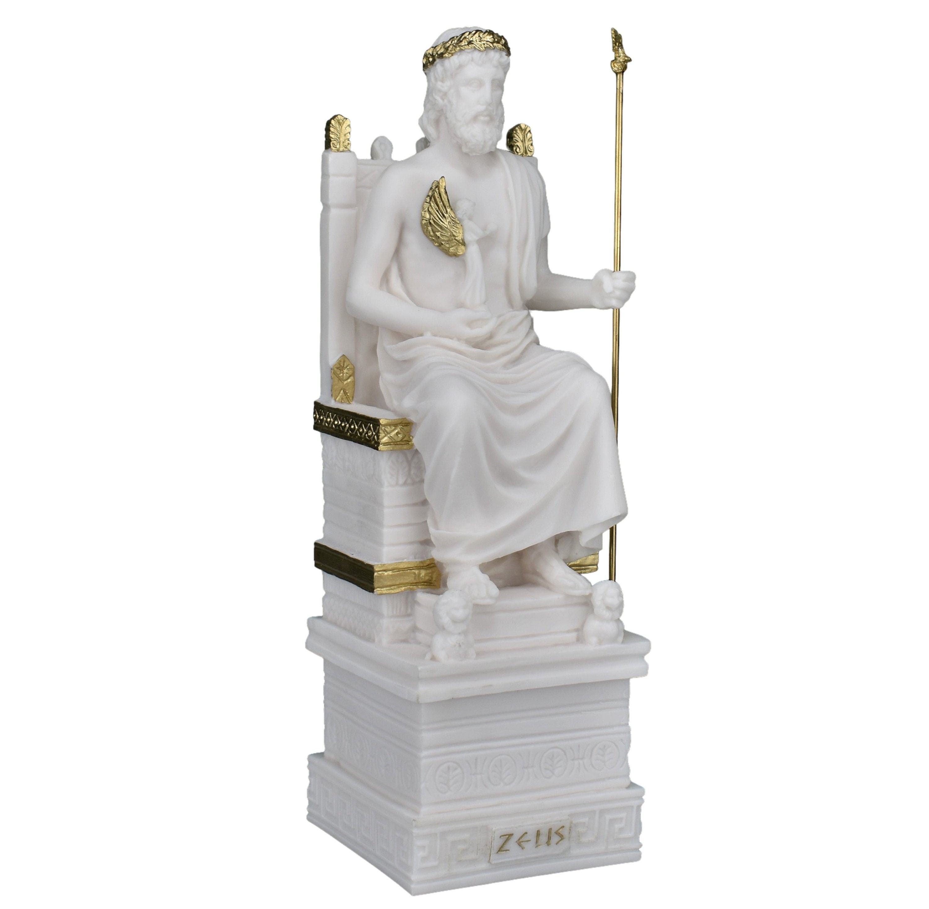 King of Gods ZEUS JUPITER Greek Handmade Statue Figure | Etsy