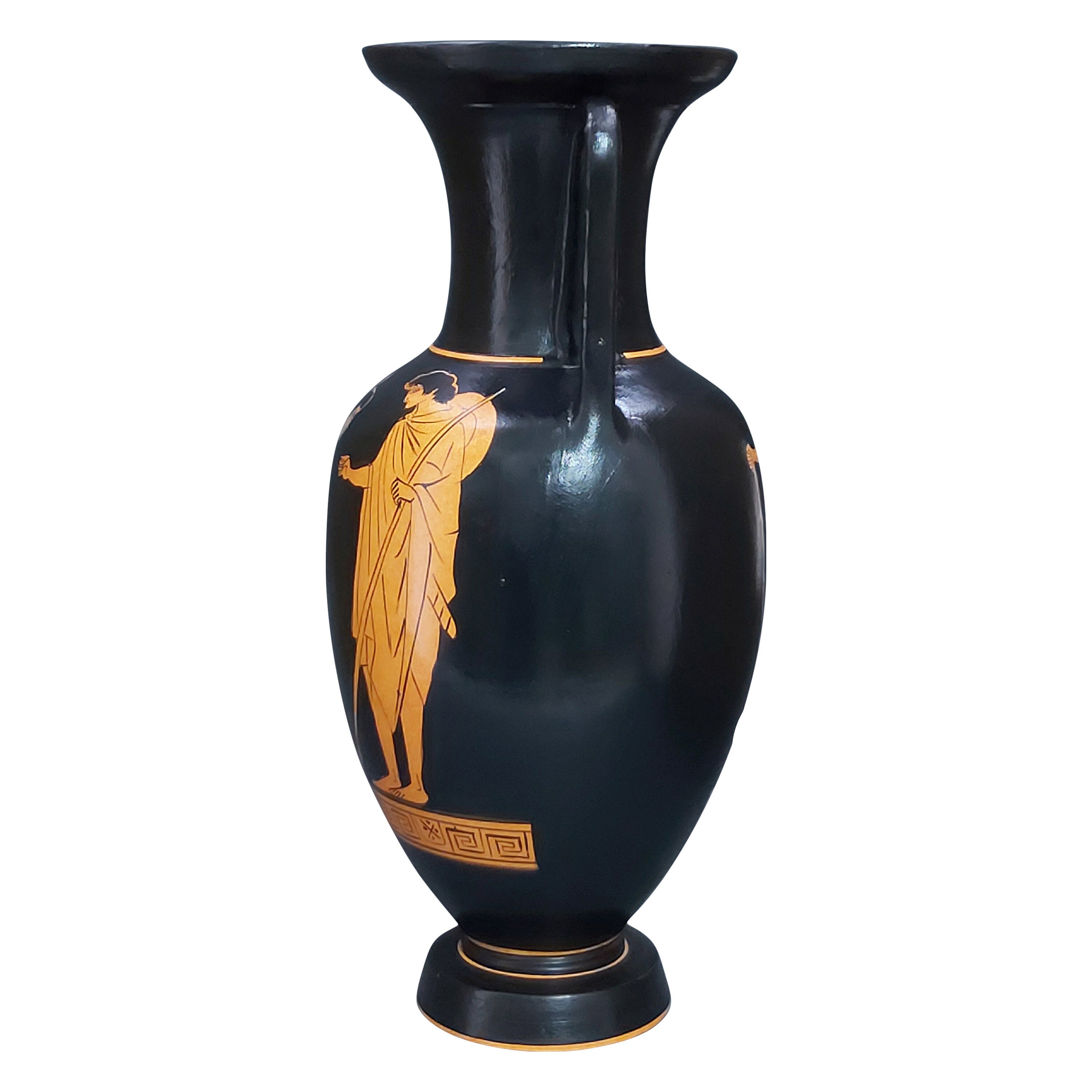 Oedipus and Sphinx Amphora Vase Ancient Greek Ceramic Pottery Museum ...