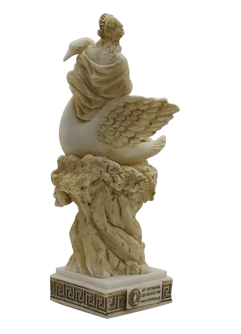 Aphrodite & Swan Greek Goddess Venus Statue Sculpture Handmade - Etsy