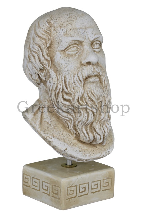 Socrates Head Statue