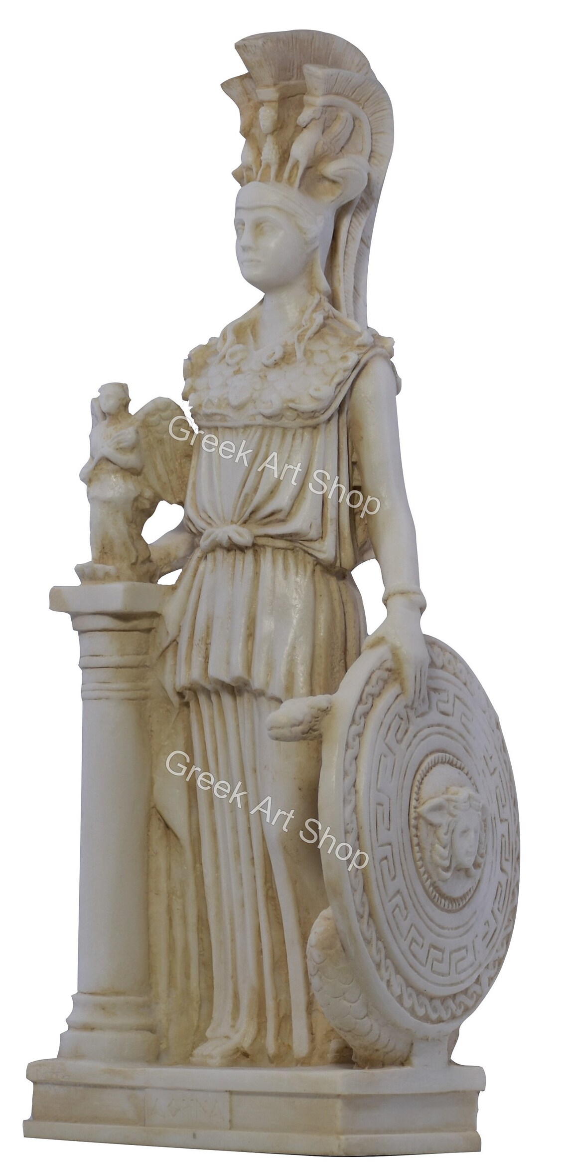 Athena Parthenos Greek Goddess Parthenon Sculpture Statue Cast - Etsy