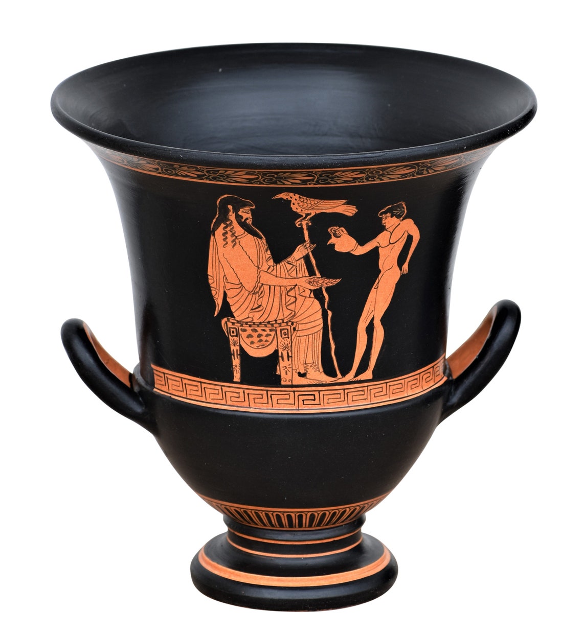 God Zeus And Ganymedes Vase Homosexual Love Ancient Greek Etsy