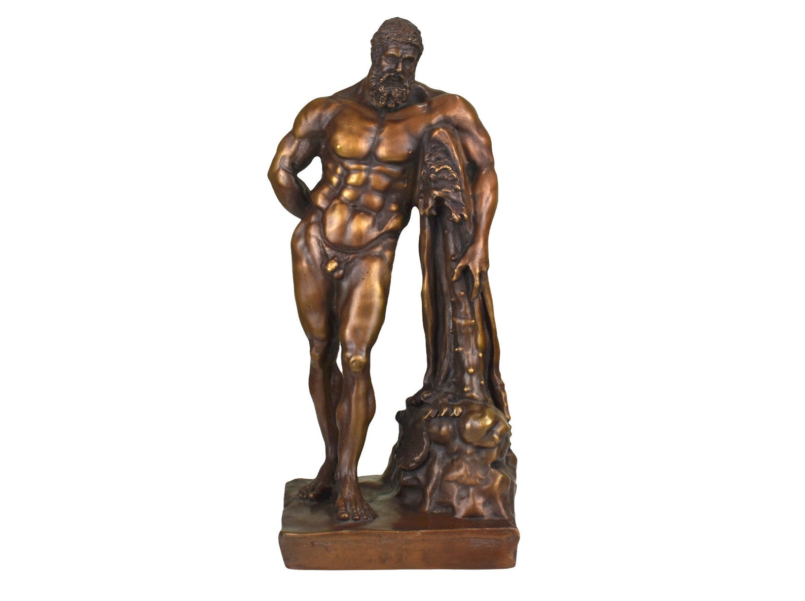 Hercules Farnese Heracles Real Bronze Metal Art Sculpture - Etsy