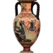 Large Vase Goddess Athena Theseus and Amphitrite Ancient Greek Pottery ...