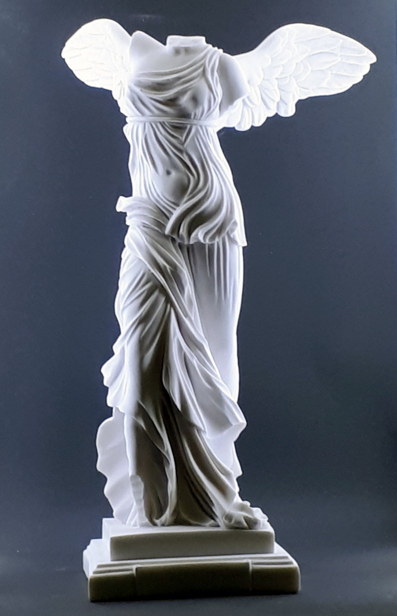 Vittoria Nike alata di Samotracia Cast Marble Greek Statue | Etsy Italia