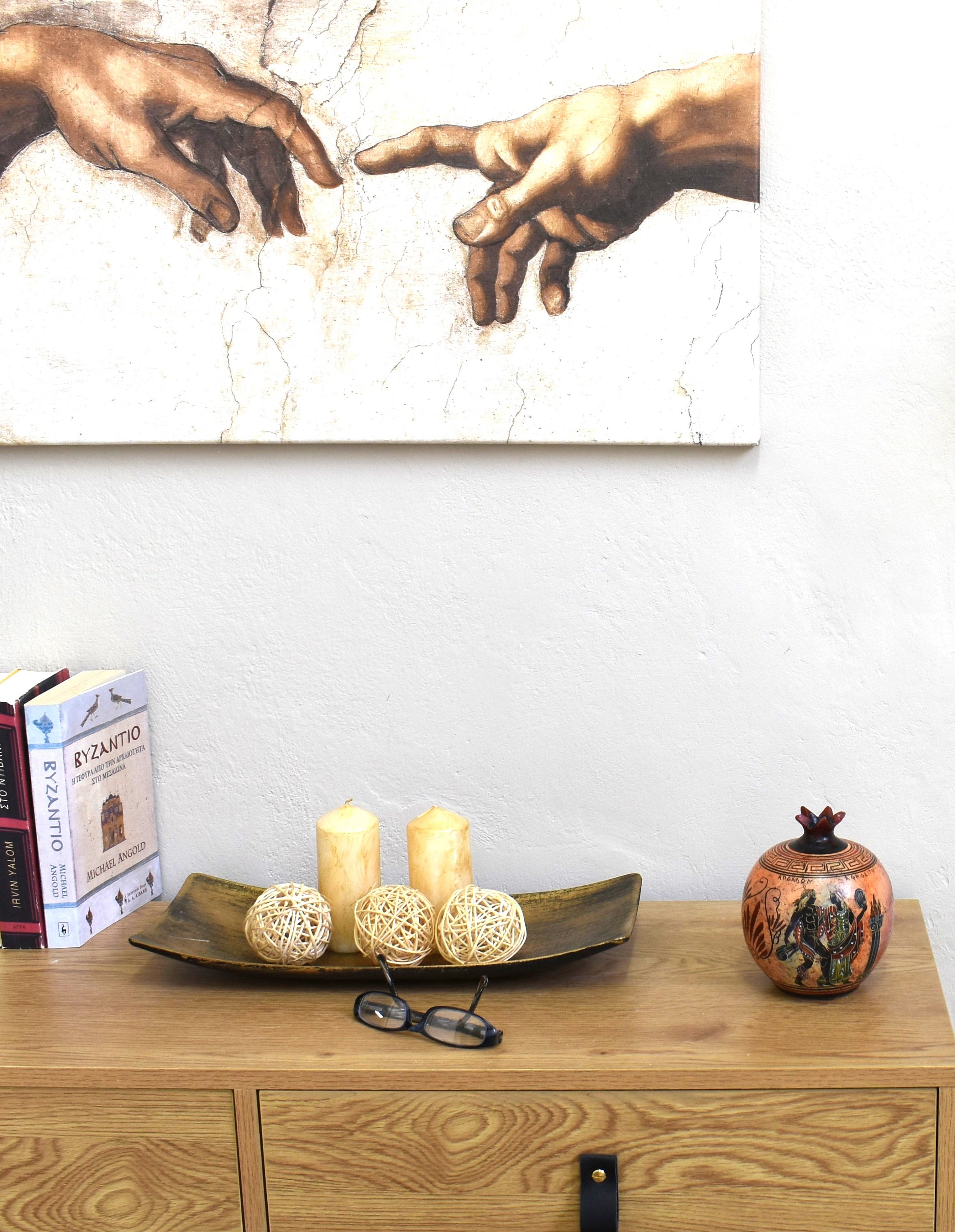 Ceramic Pomegranate Ancient Greek Pottery Apollo and Aphrodite - Etsy