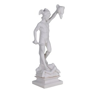 Perseus With the Head of Gorgon Medusa Cast Marble Museum Copy Statue ...