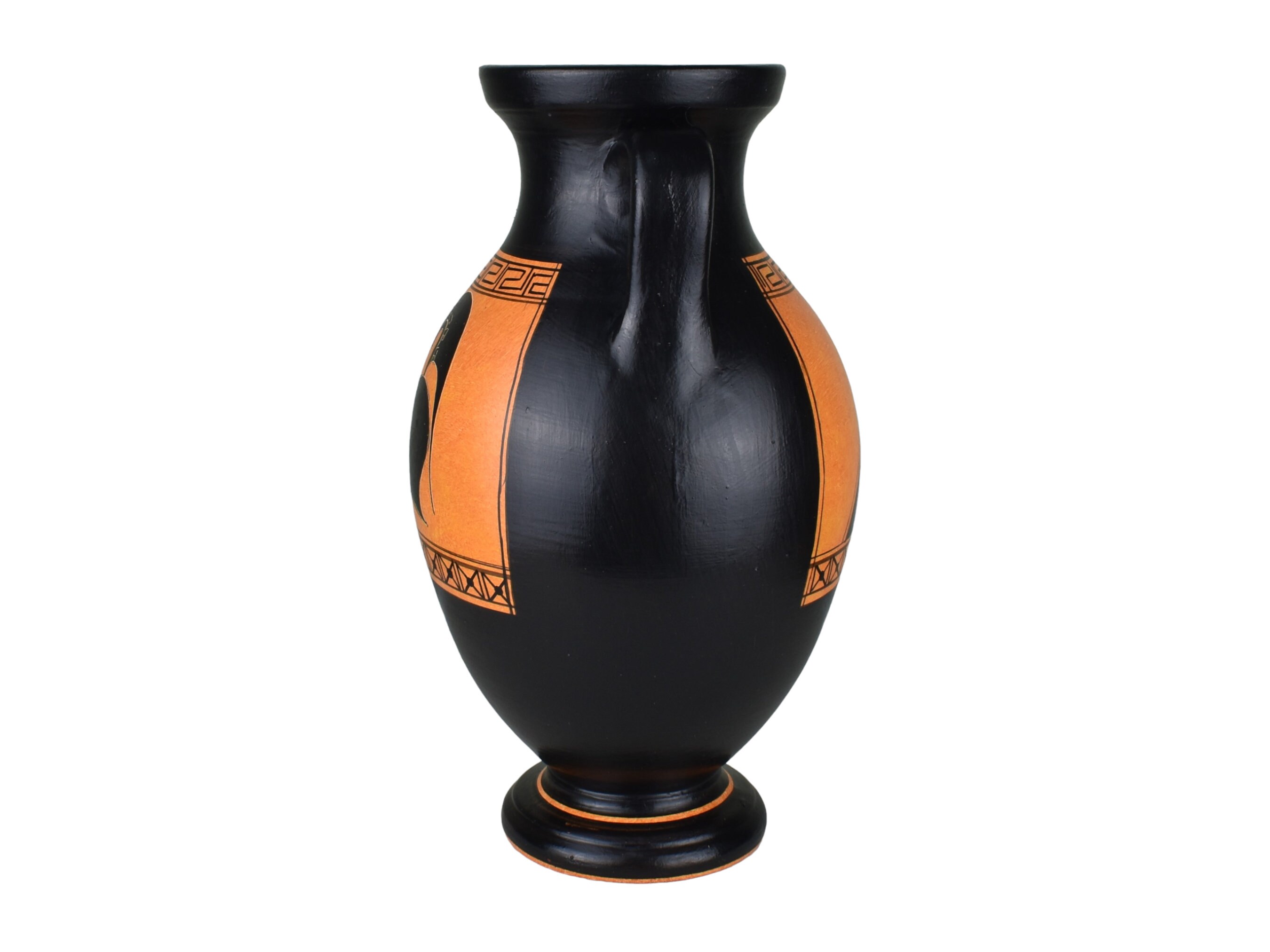 Amphora With Greek Spartan Helmet Lambda Symbol Vase Ancient Greek ...