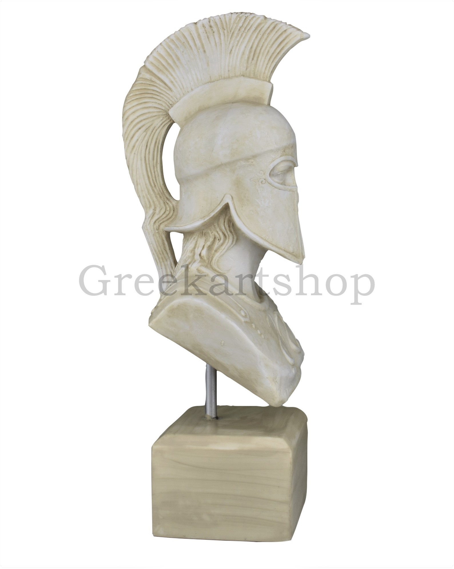 Leonidas Bust Head Spartan King Warrior Greek Statue Sculpture | Etsy
