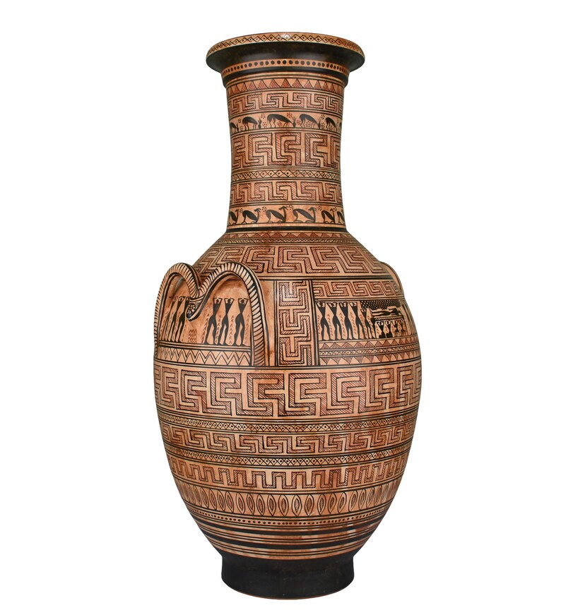 Dipylon Amphora Geometric Vase Ancient Greek Pottery Ceramic | Etsy