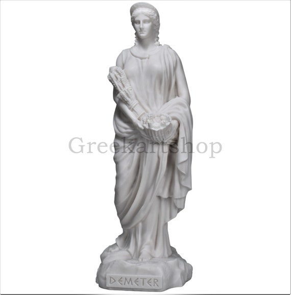 DEMETER Olympian Goddess of Nature Greek Sculpture Statue - Etsy