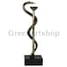 Rod Snake of Asclepius Symbol of Medicine Bronze Art Sculpture Doctor ...