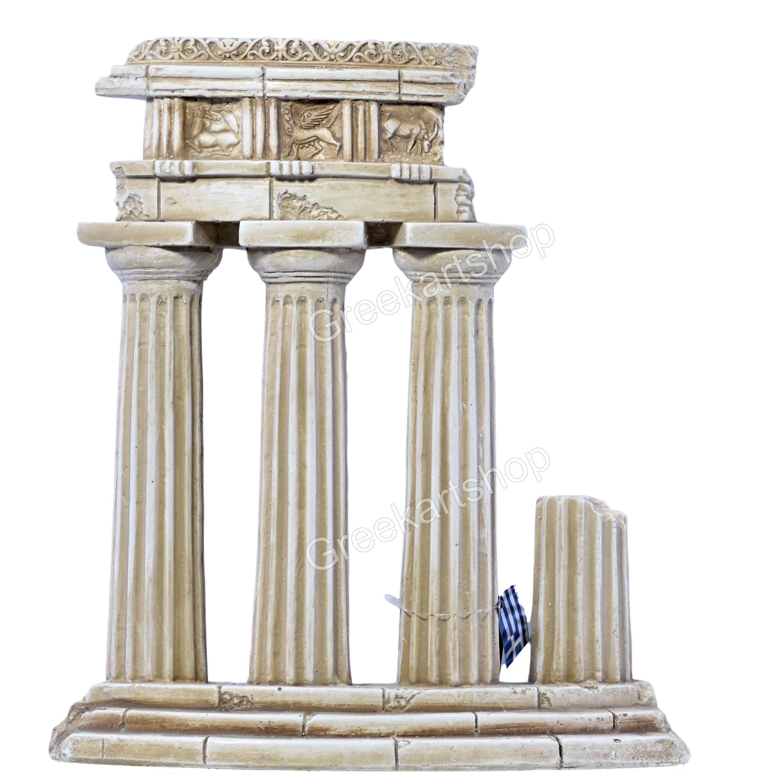 Temple Ancient Ruins Greek Doric Order Columns Statue - Etsy UK