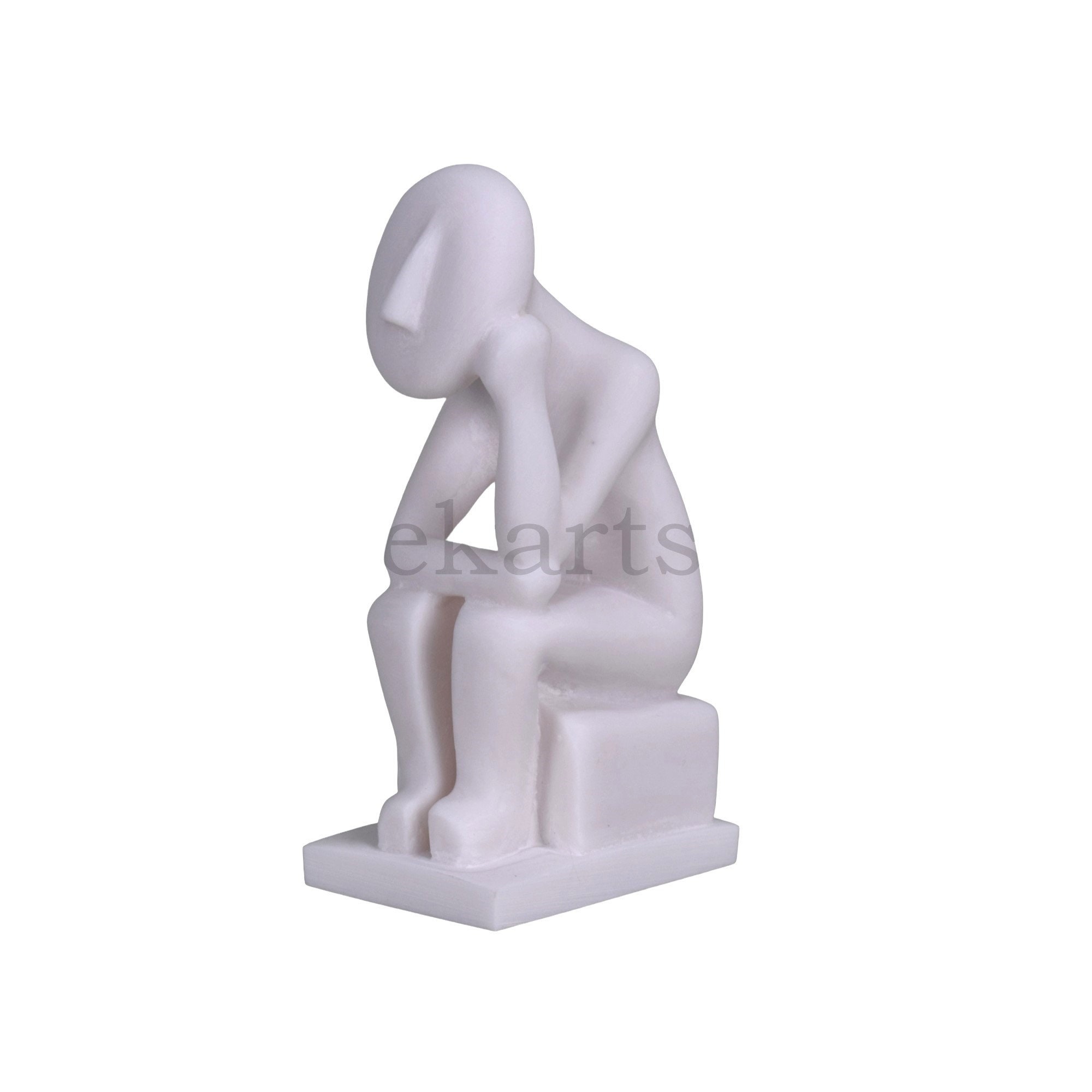 THINKER Cycladic Greek Art Figurine Idol Modern Statue - Etsy Canada