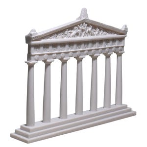 Parthenon Acropolis Ancient Greek Temple Athens Cast Marble Statue ...