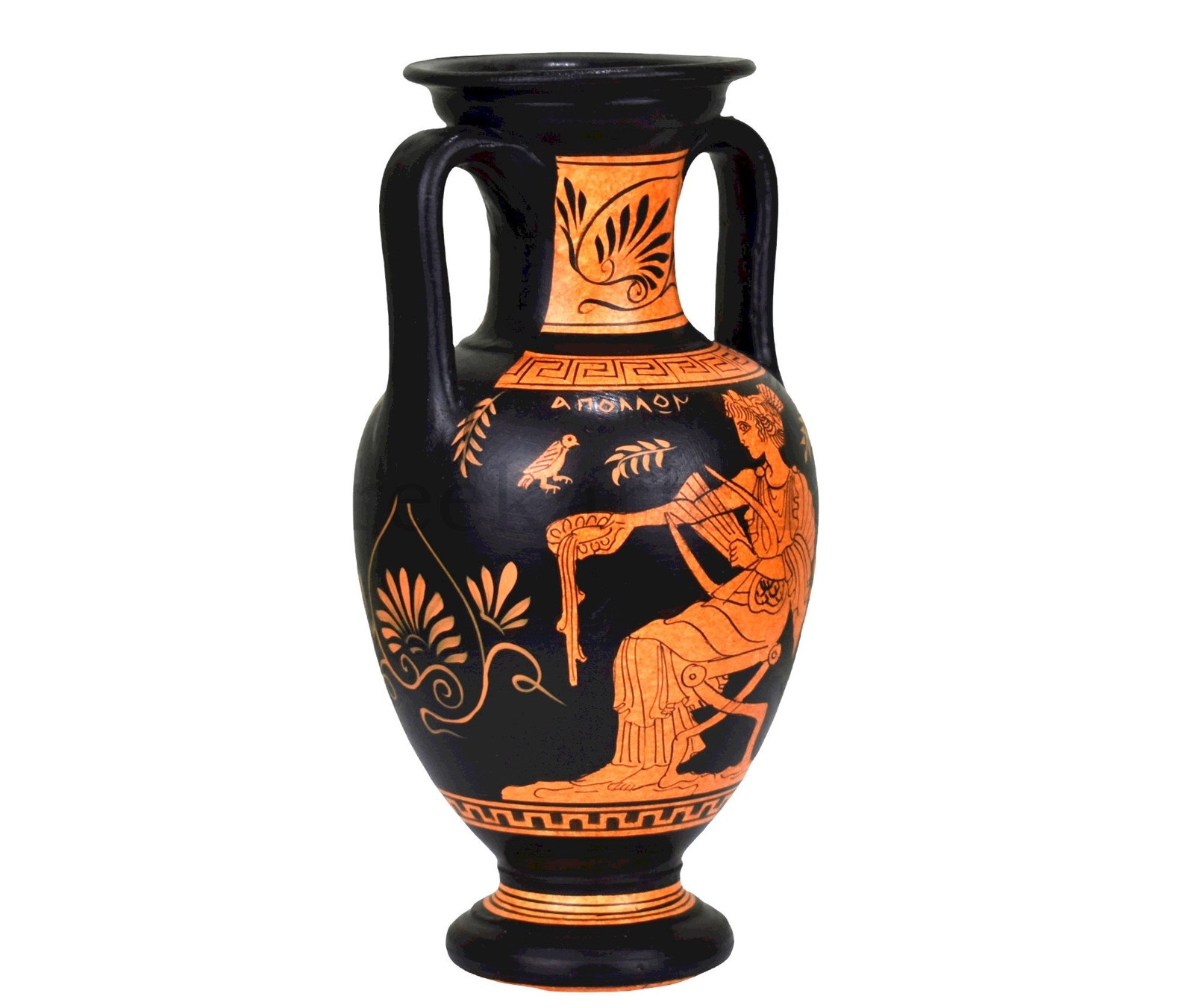 God Apollo and Daphne Painting Ancient Greek Vase Pottery - Etsy