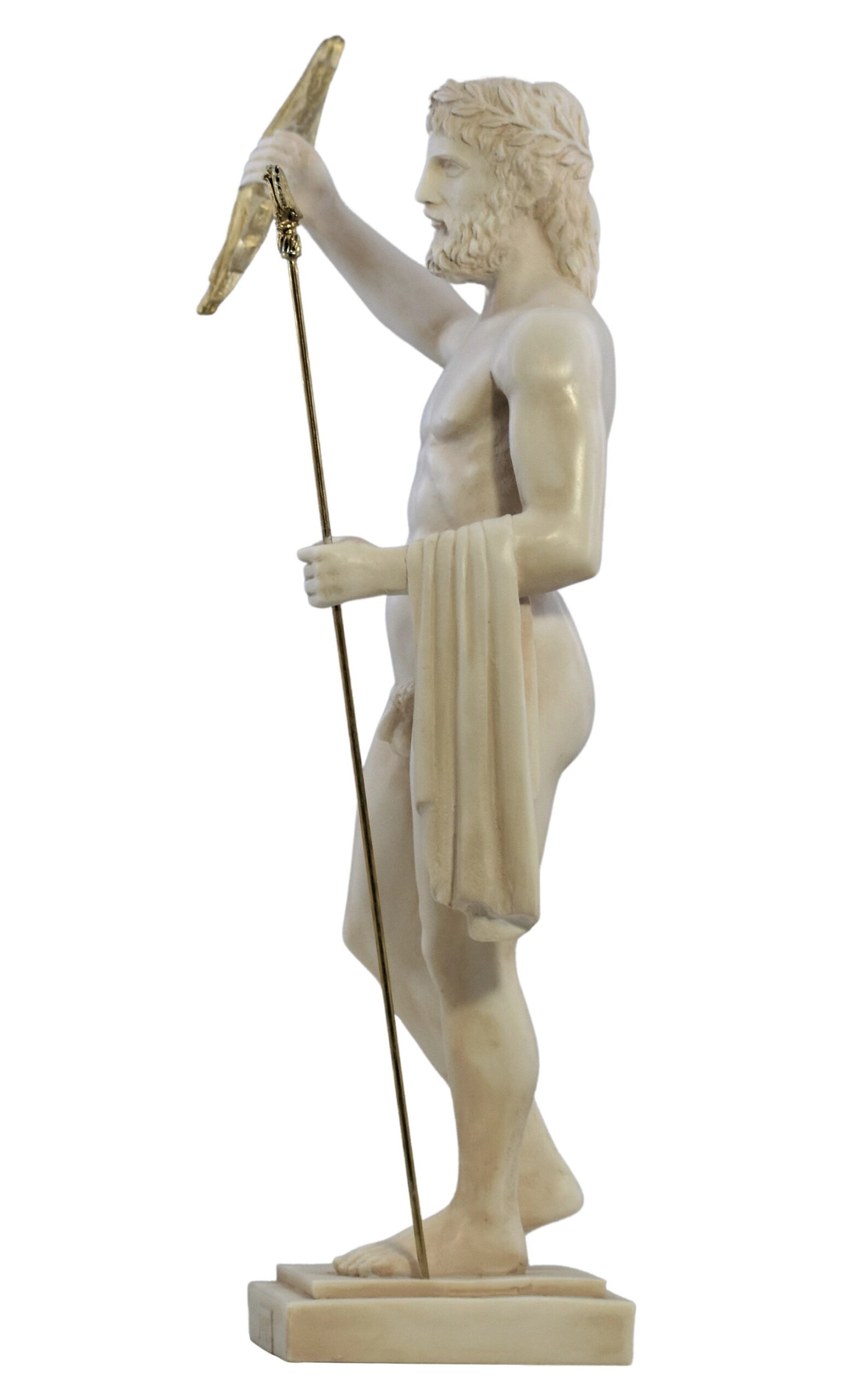 Zeus Jupiter king of gods Greek Roman statue sculpture cast | Etsy