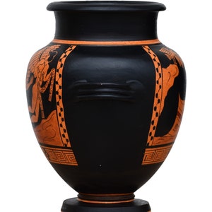 Odysseus & Sirens Stamnos Vase Ancient Greek Ceramic Pottery Museum ...