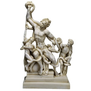 Laocoön and His Sons Group Serpents Museum Cast Marble Statue | Etsy