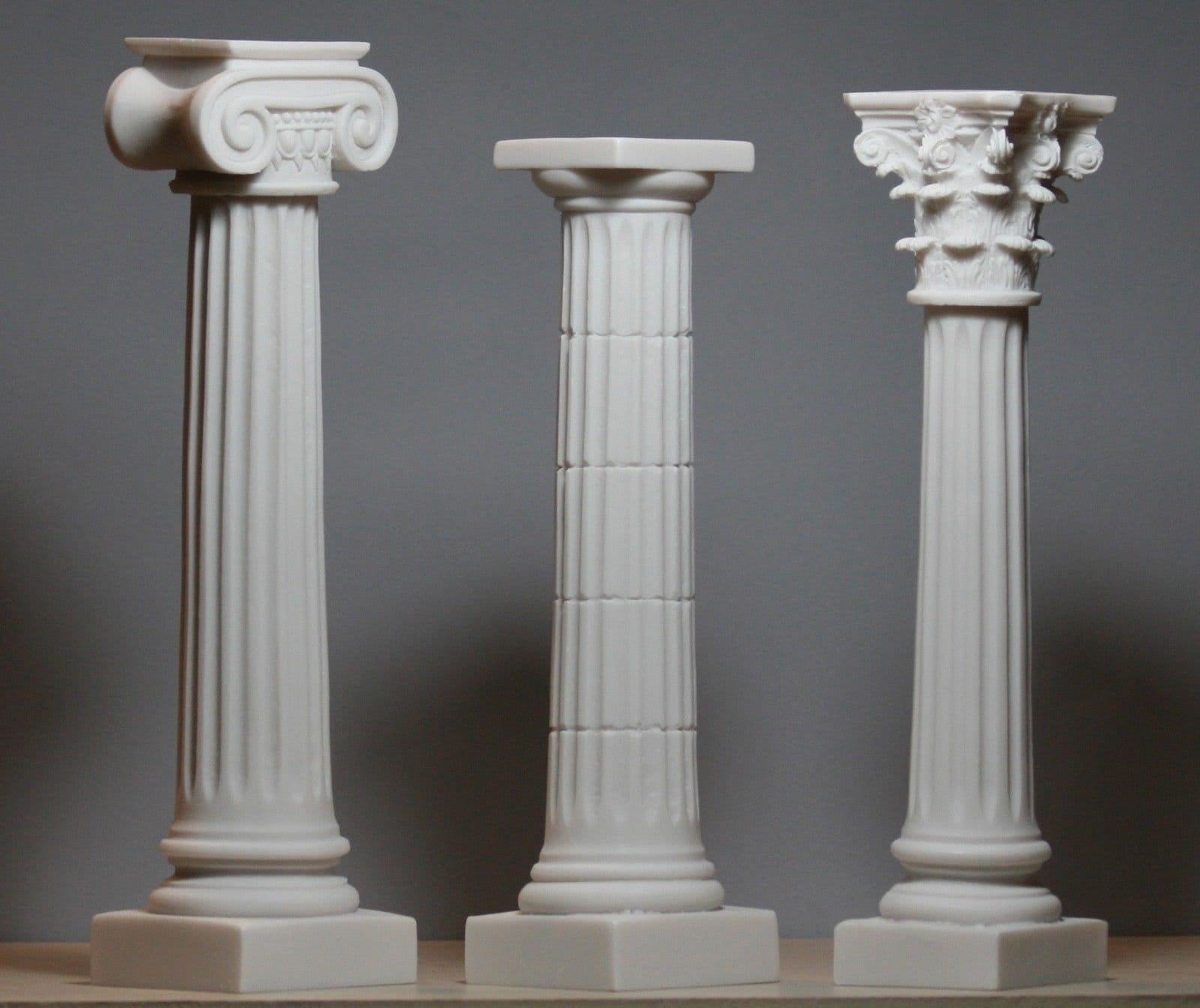 SET 3 Columns Pillars Ionic Doric Corinthian Order - Etsy
