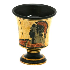 Pythagora’s Cup Greek Ceramic Pottery Cup of Justice Goddess Athena 4. ...