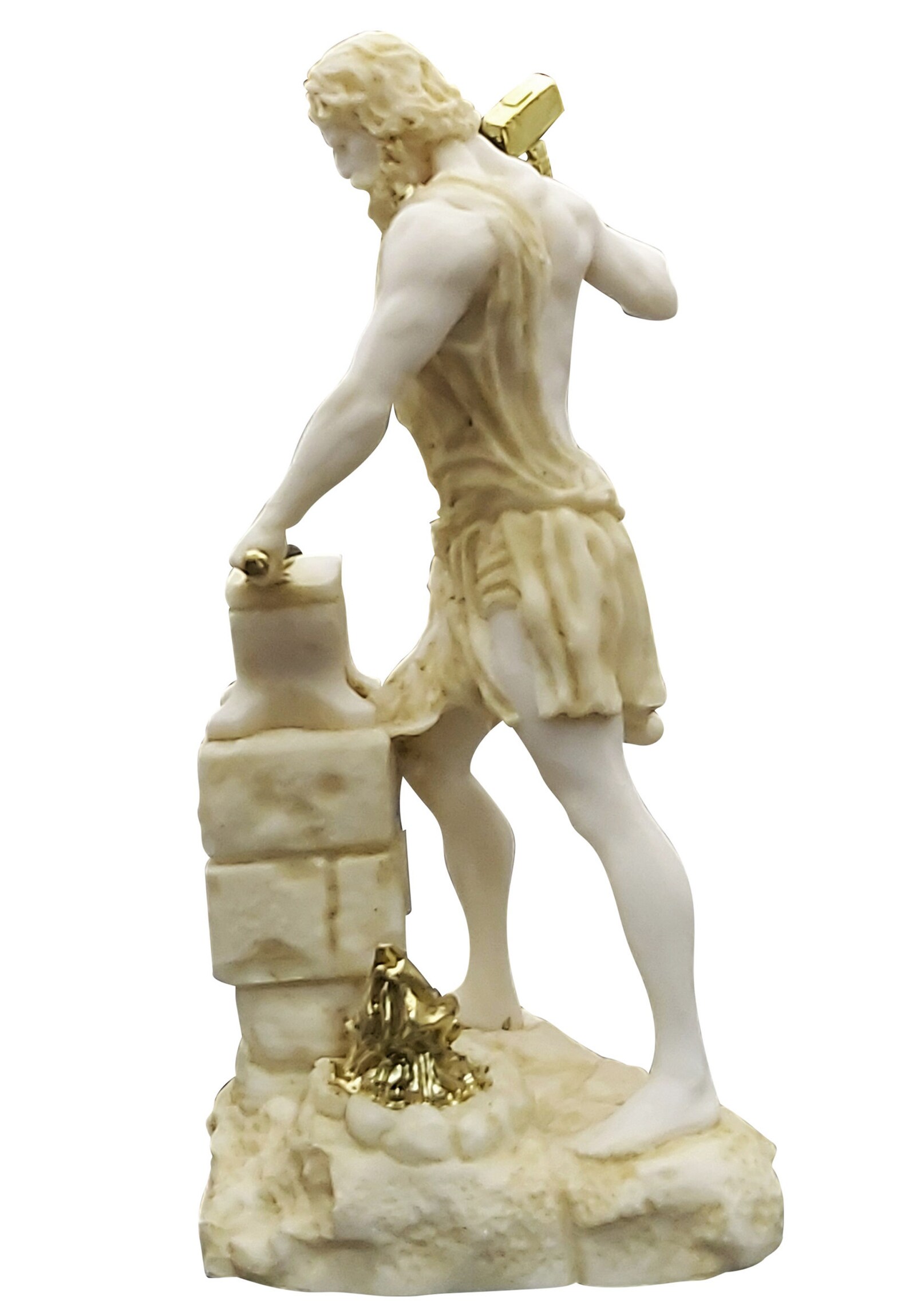 Hephaestus Greek Olympian God of Fire Statue Sculpture Figure | Etsy