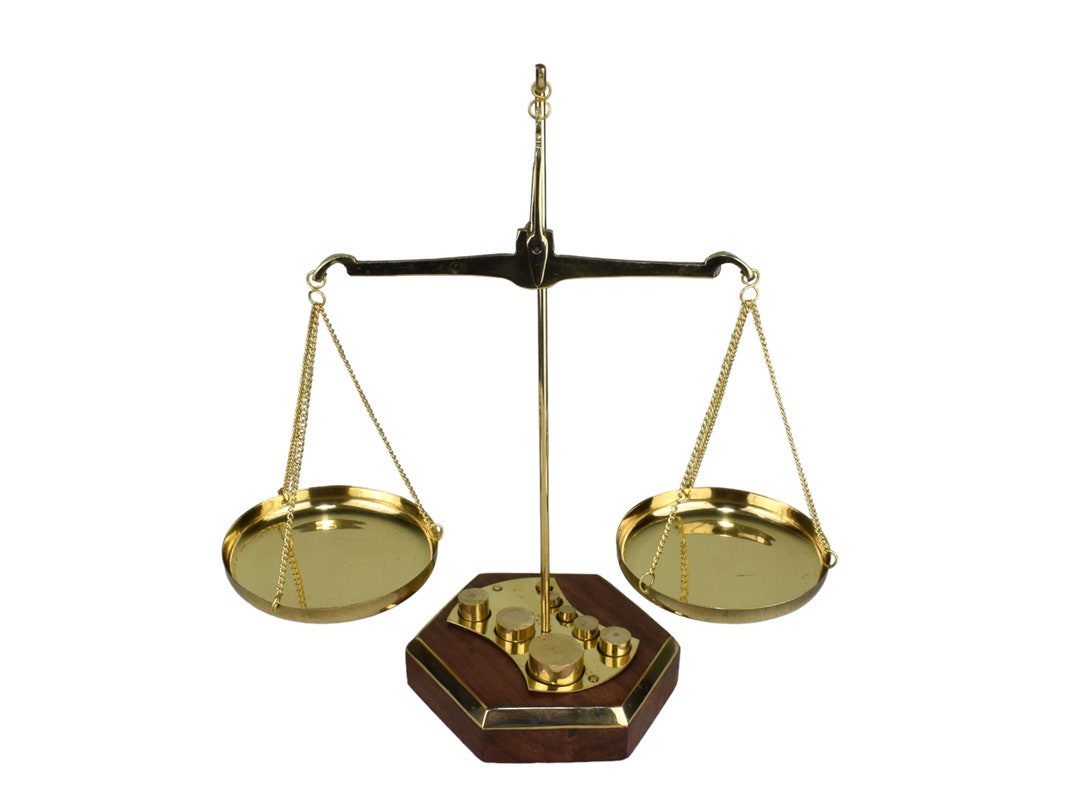 Symbol of Justice Scales Metal Balance Goddess Lady Themis Art Home ...