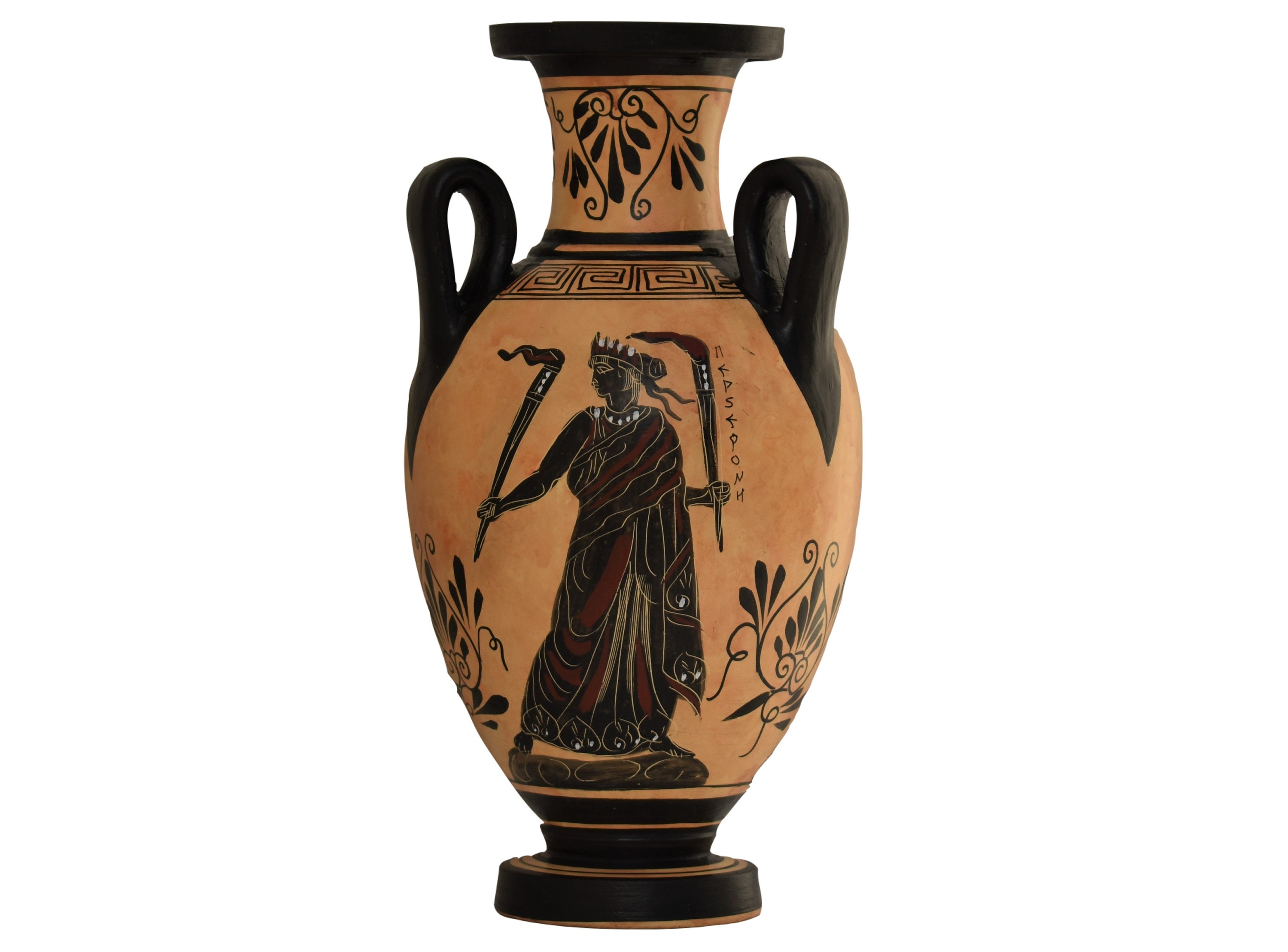 Goddess Persephone Hades Demeter Hydria Vase Painting Ancient Greek ...
