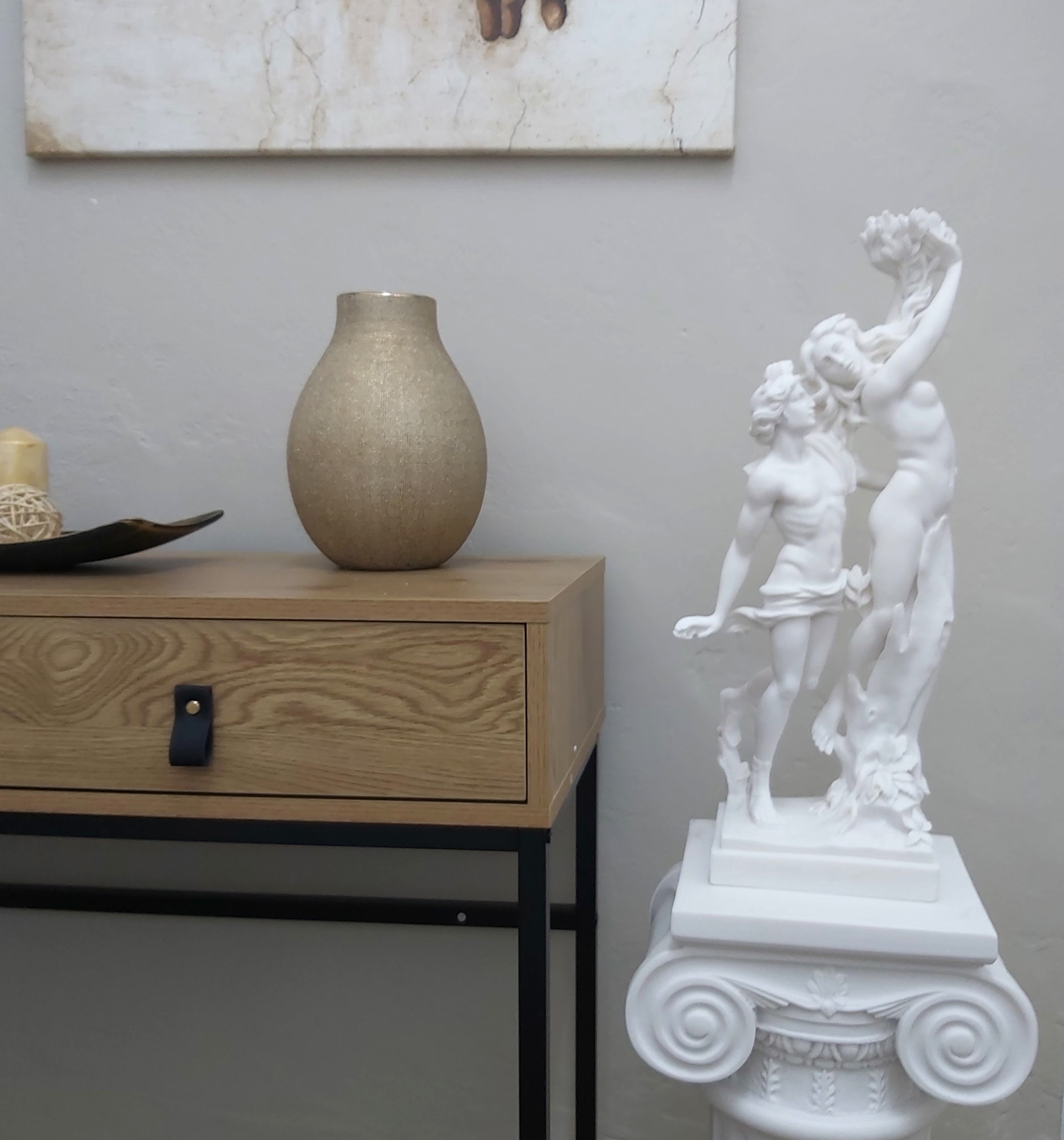 Apollo & Daphne Large Cast Marble Statue Sculpture Museum Copy Bernini ...